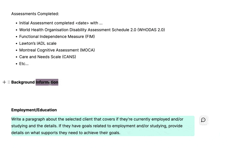 Everbility - OT Documentation Assistant