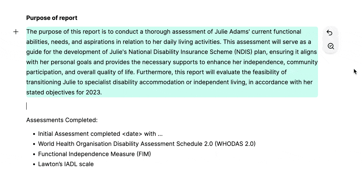 Everbility - OT Documentation Assistant