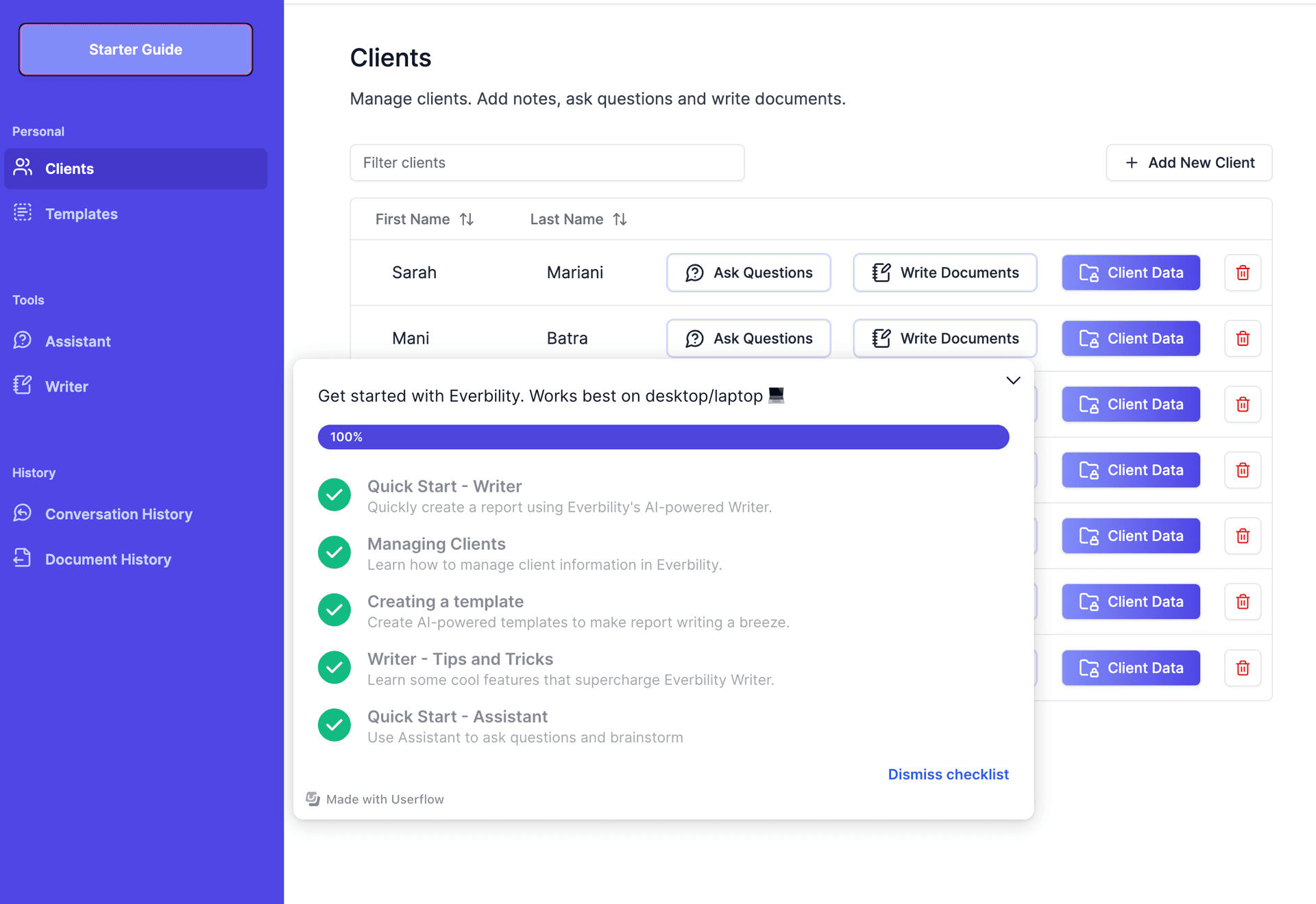 Everbility - OT Documentation Assistant