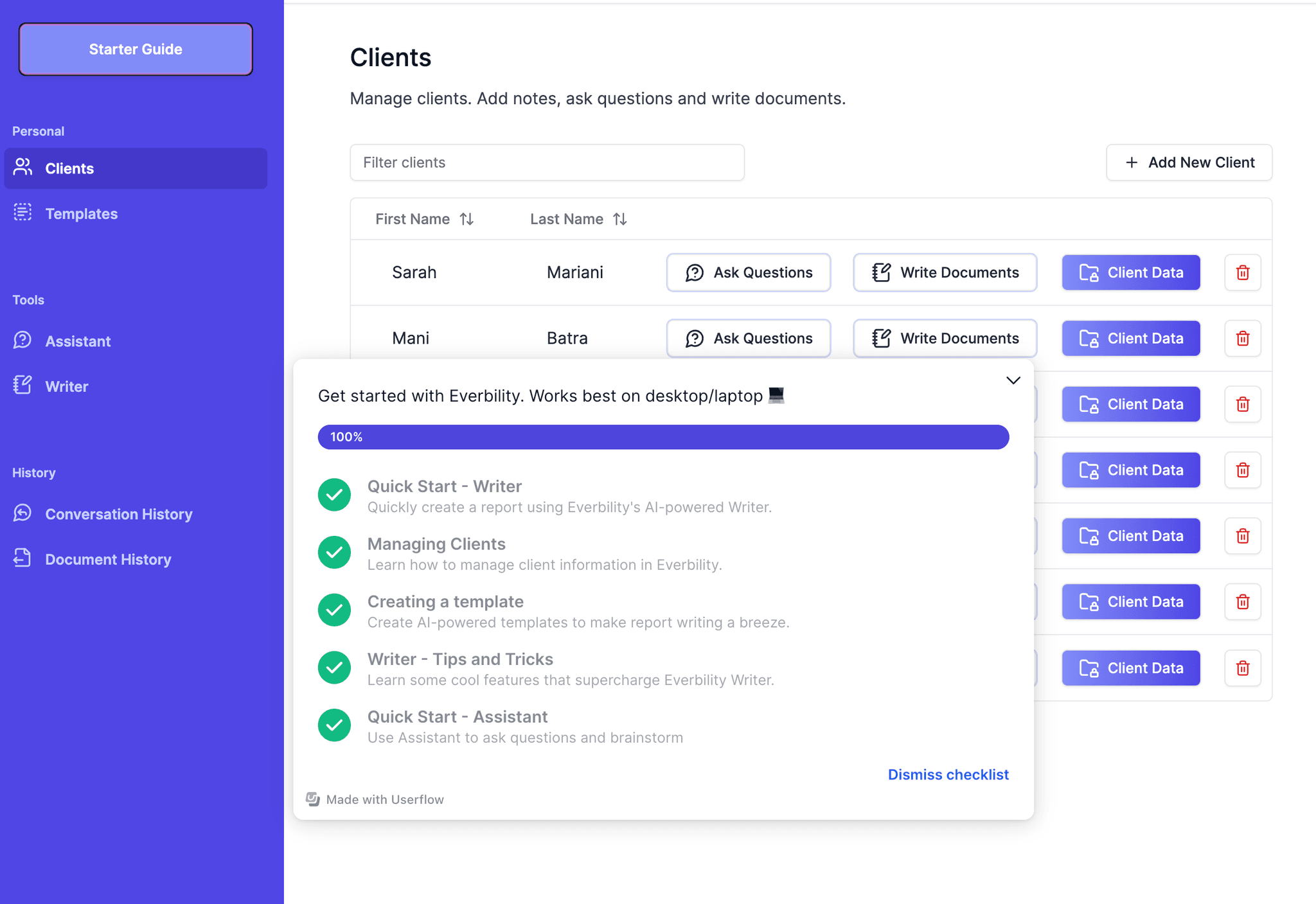 Everbility - OT Documentation Assistant